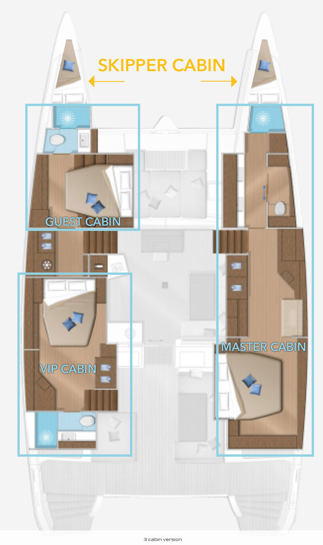 LAGOON 52 - Luxus-Katamaran-Charter in Kroatien